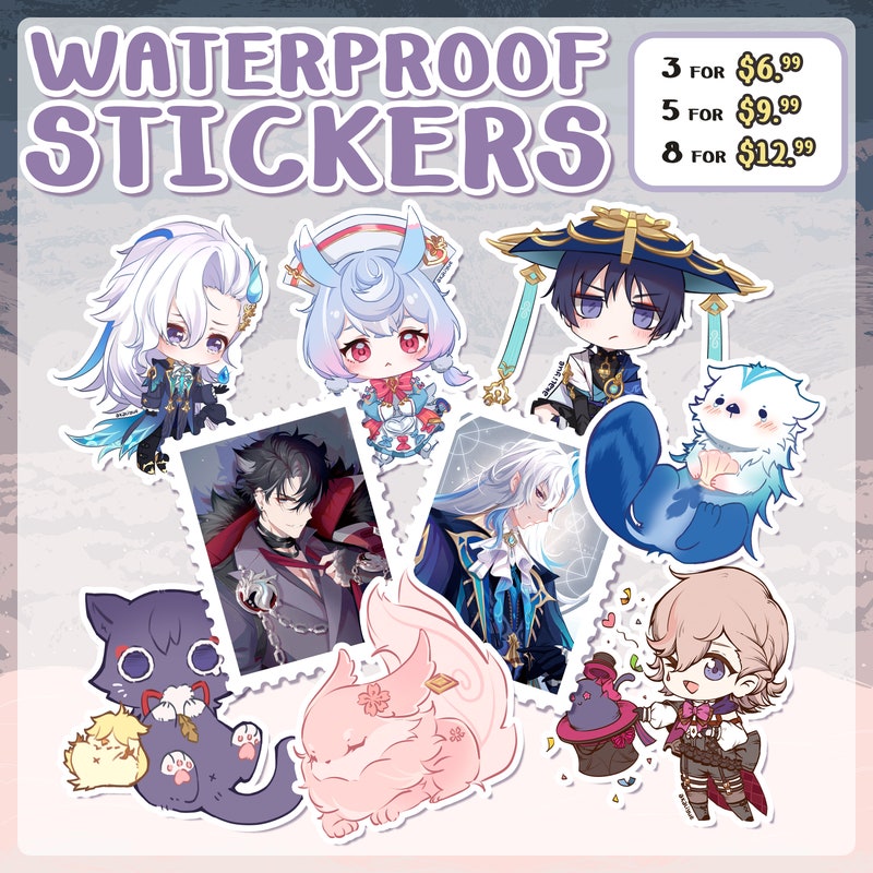 Genshin Furina Sticker - Etsy