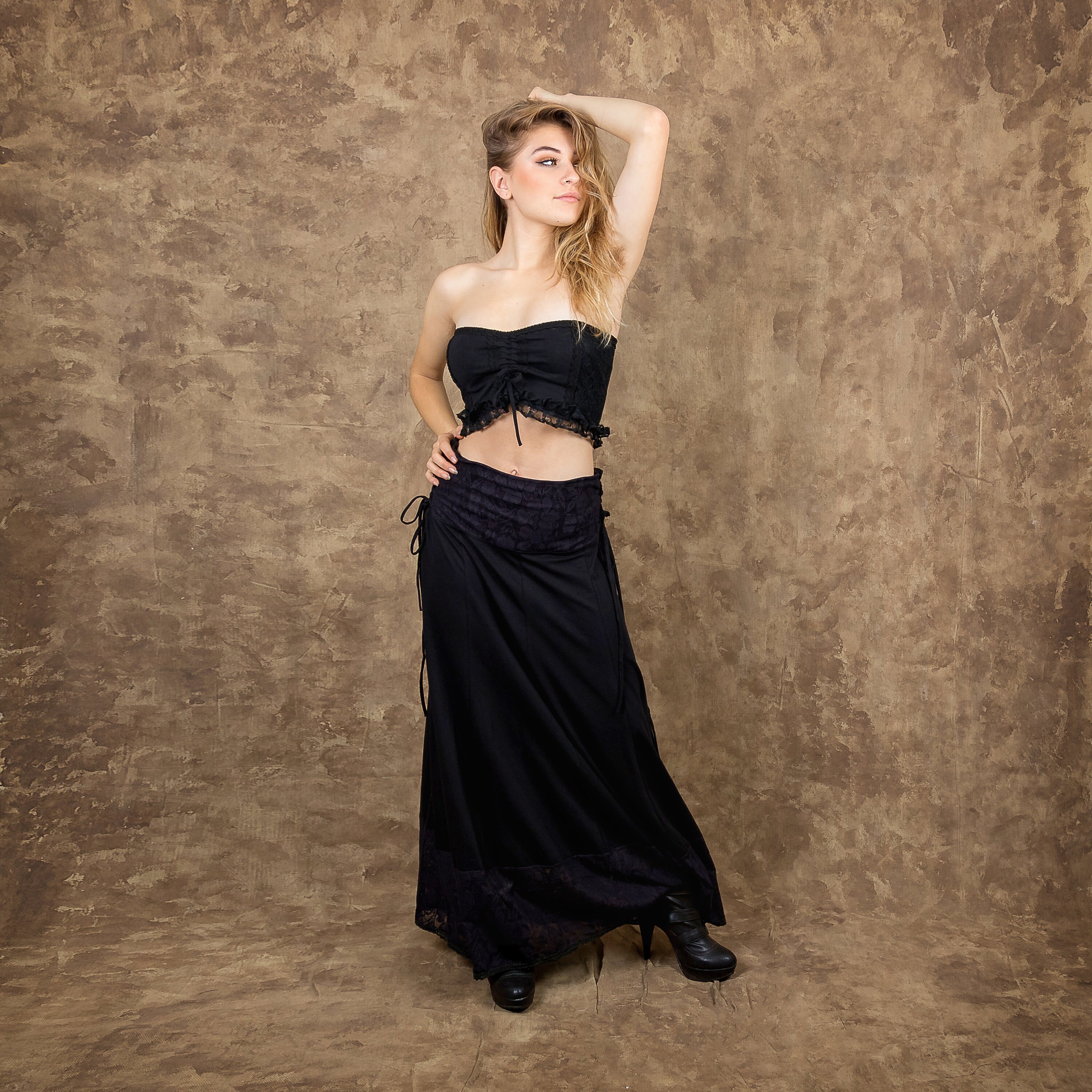 Rustic Skirt Terracotta Skirt Hippie Skirts Floor Length | Etsy