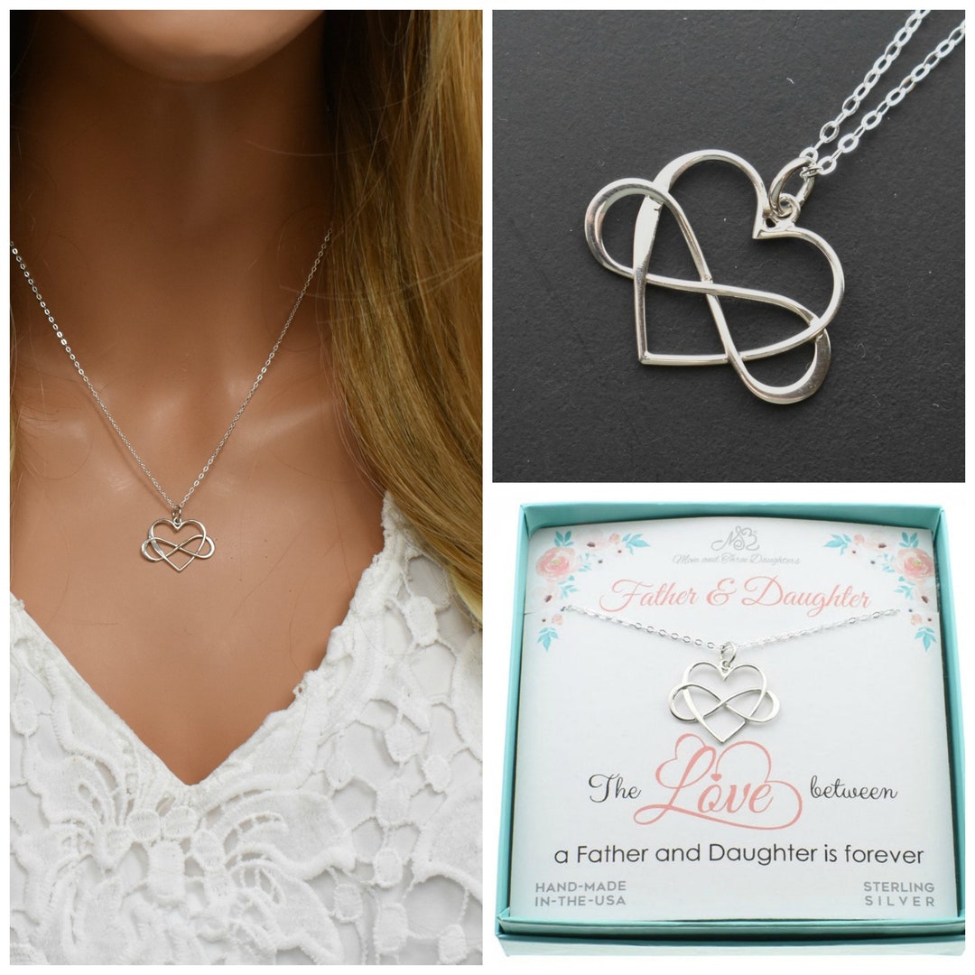 Infinity Heart Pendant in Sterling Silver for Daughter. Gift From ...