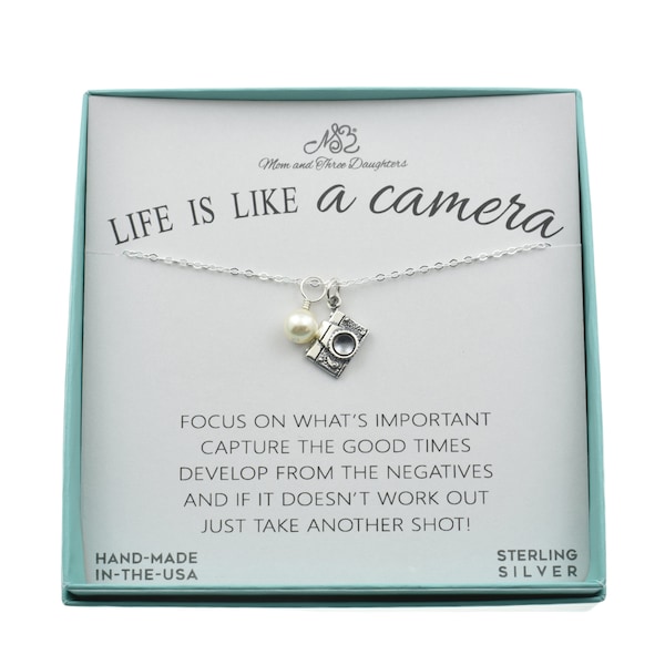 Camera Necklace - Etsy