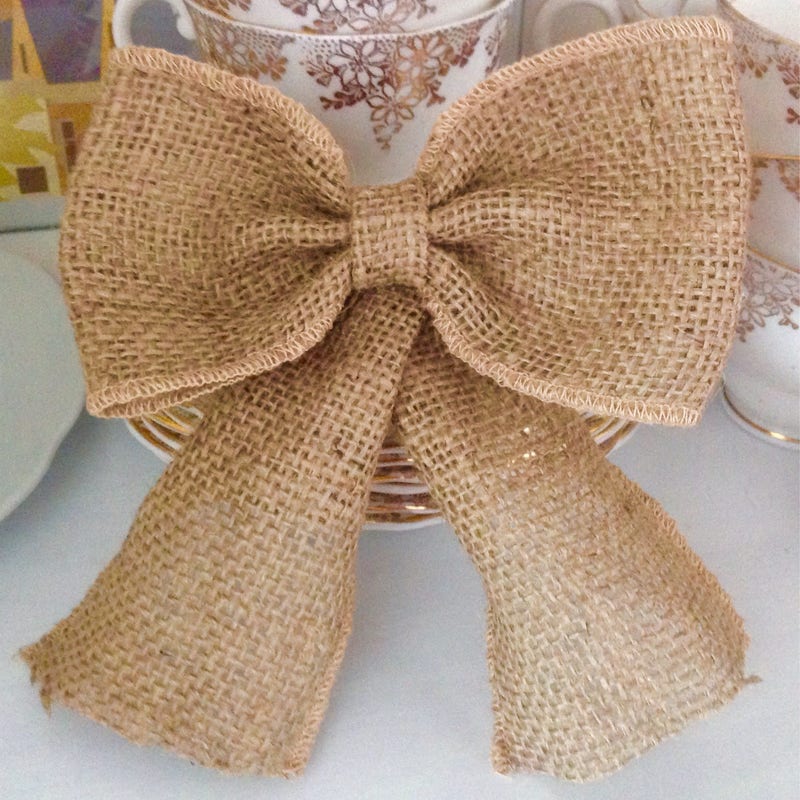 Hessian Bow - Etsy