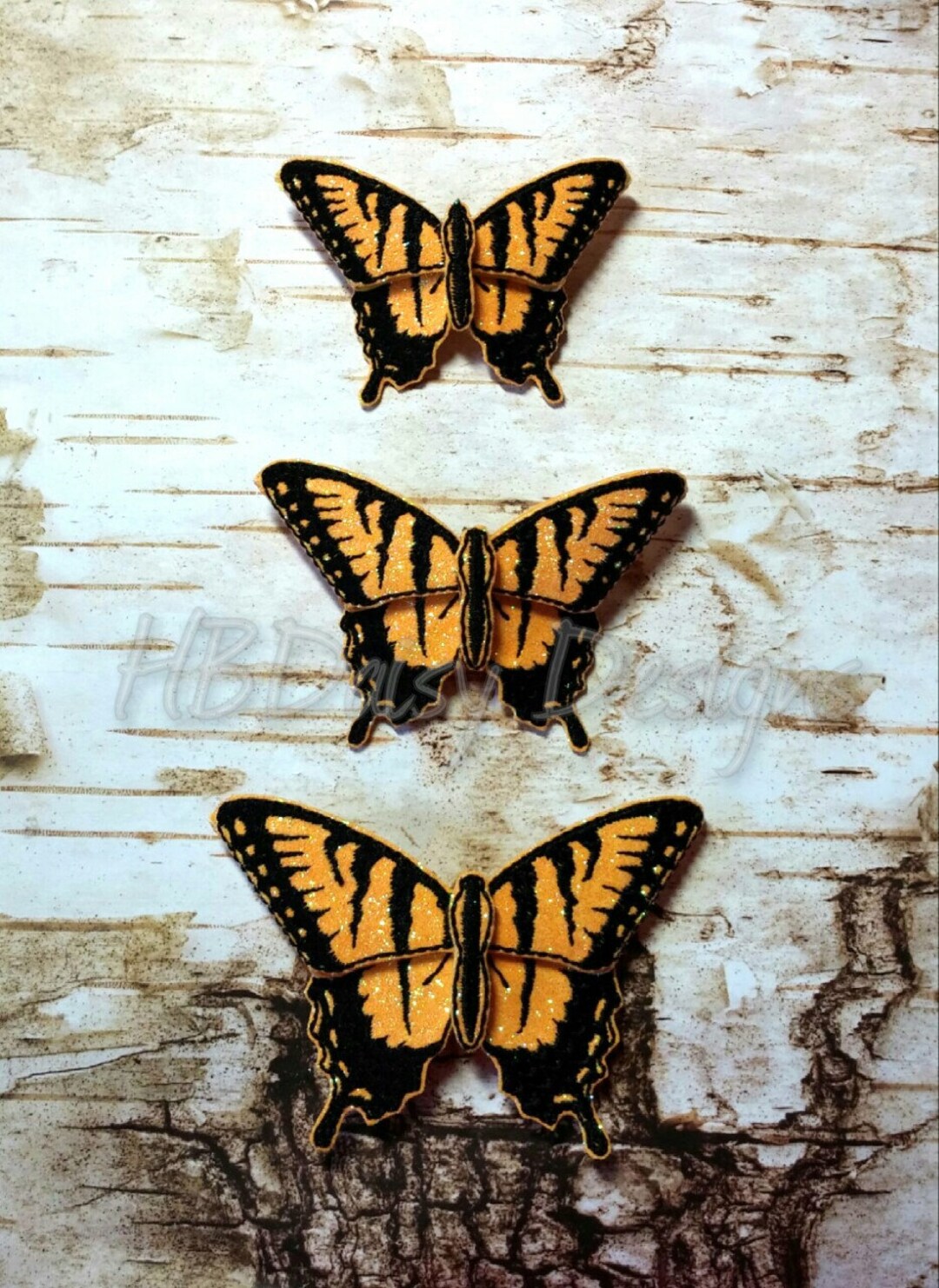 Tiger Swallowtail Digital Embroidery File in 3 Sizes, With and Without ...