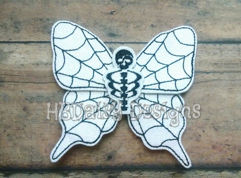Spiderweb Butterfly - 3D Digital Embroidery Design in Two Sizes With ...
