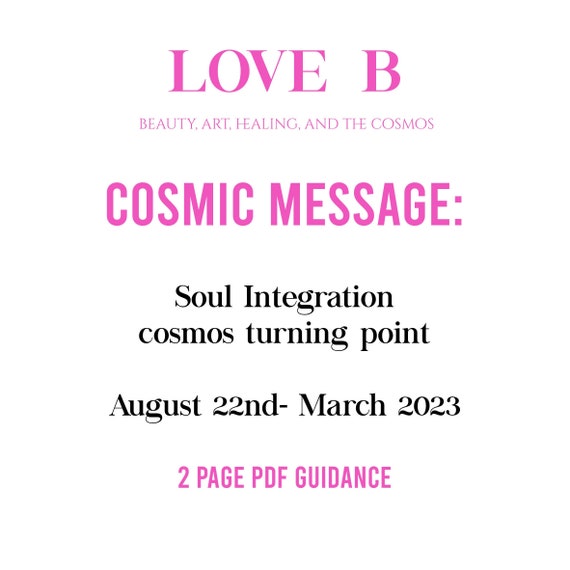 Cosmic Message: Soul Integration 2 Page PDF Guidance - Etsy