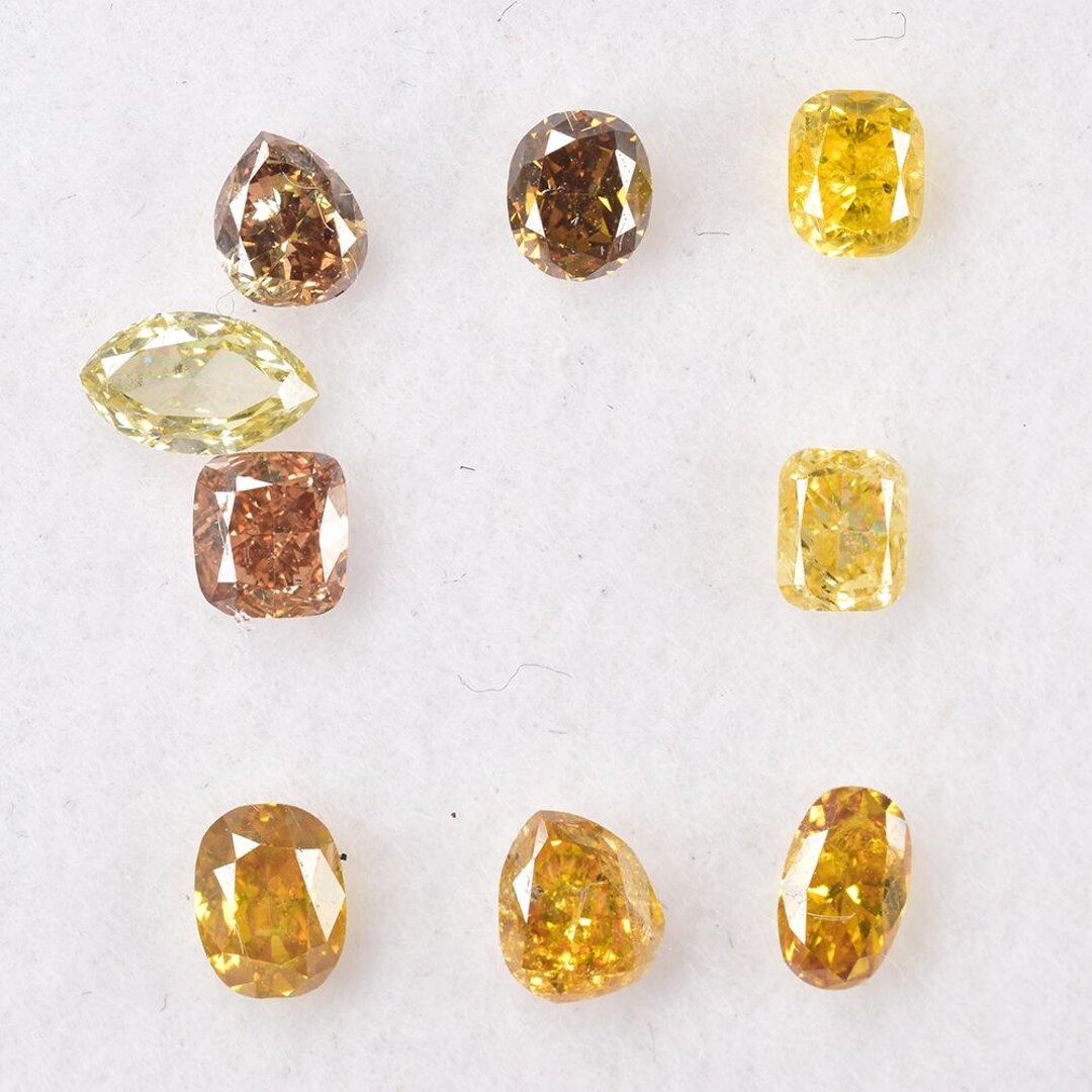 1.45cts Fancy Colors Mix Shapes Natural Loose Diamonds Lot "see Video ...