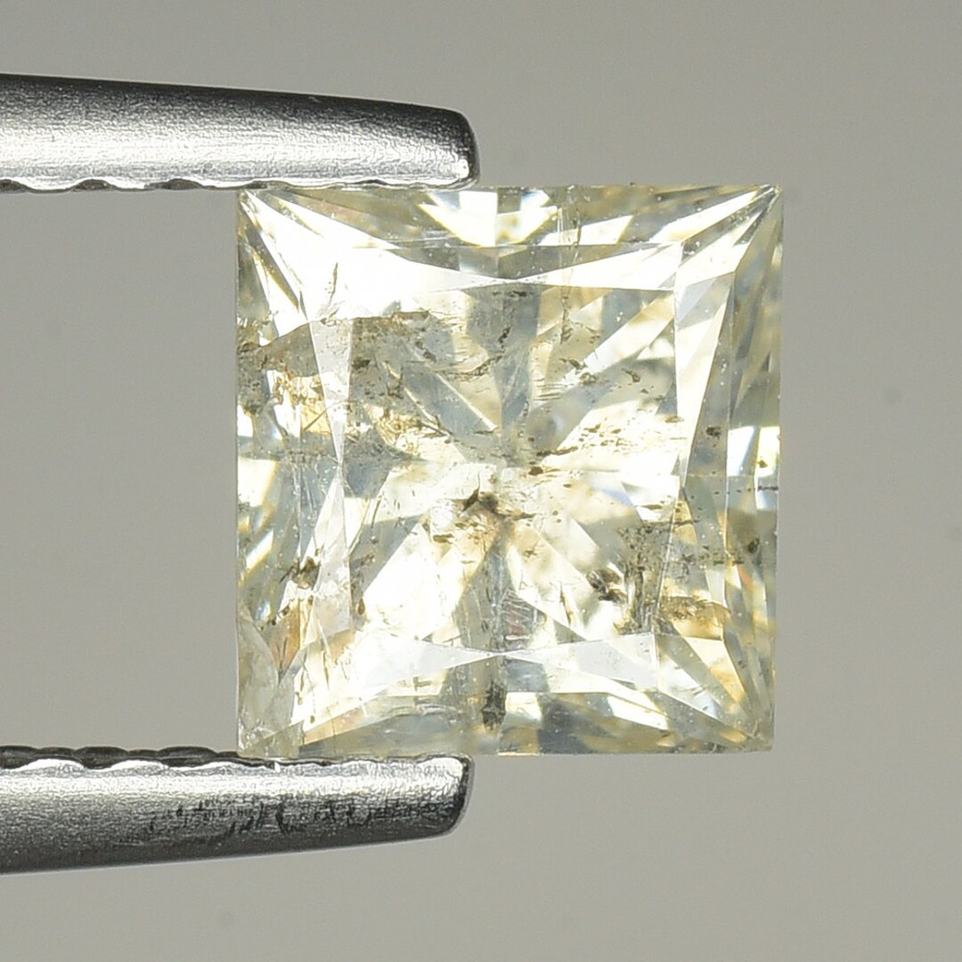 1.18cts Gray Princess Natural Loose Diamond "see Video" - Etsy