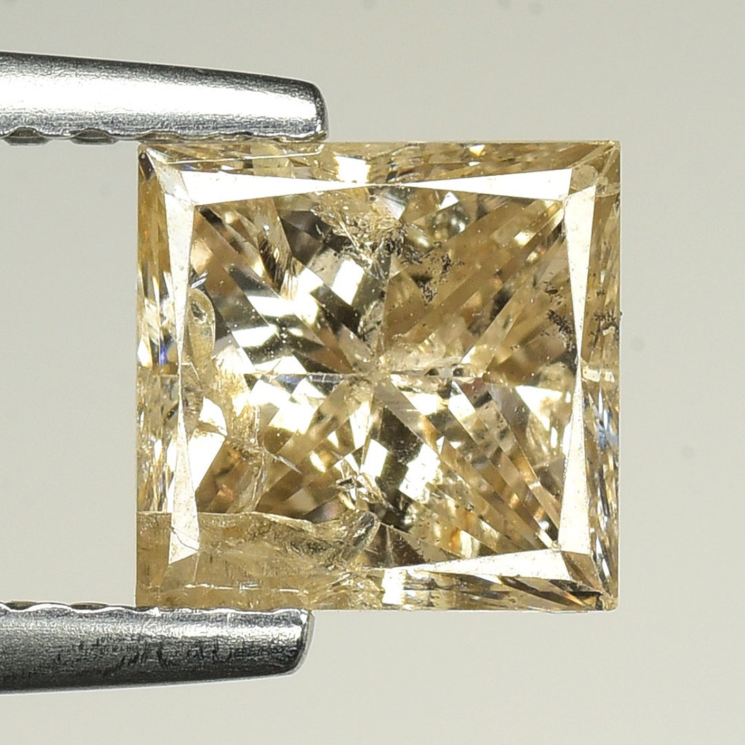 1.30cts Champagne Brown Princess Natural Loose Diamond 