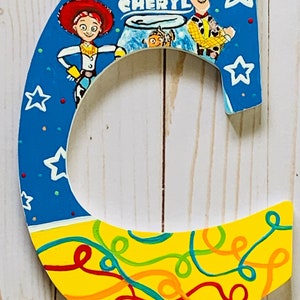 Custom Character Hand Painted Wall Letter -- Price per Letter - Etsy