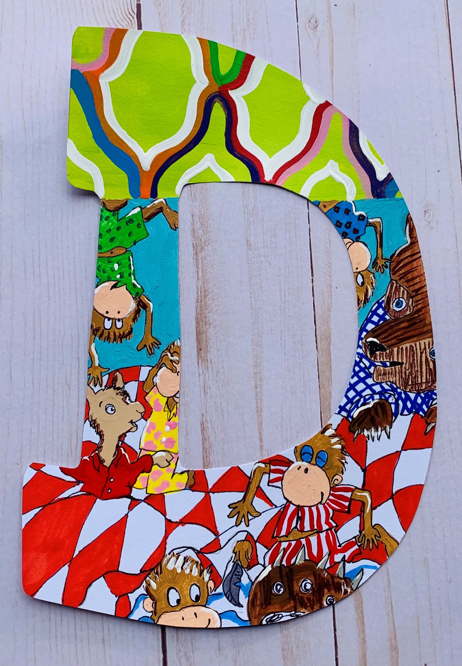 Storybook Laminated READ Letters Set of 4 - Etsy