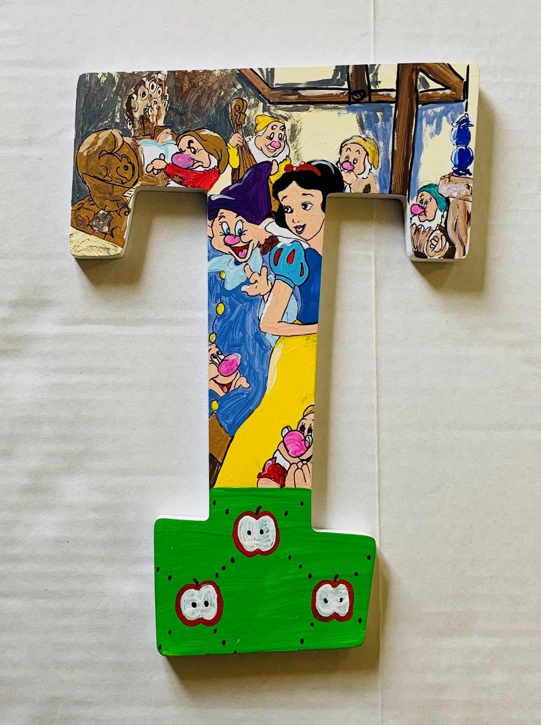 Character Letters Custom Hand Painted Wooden Letters Price per Letter ...