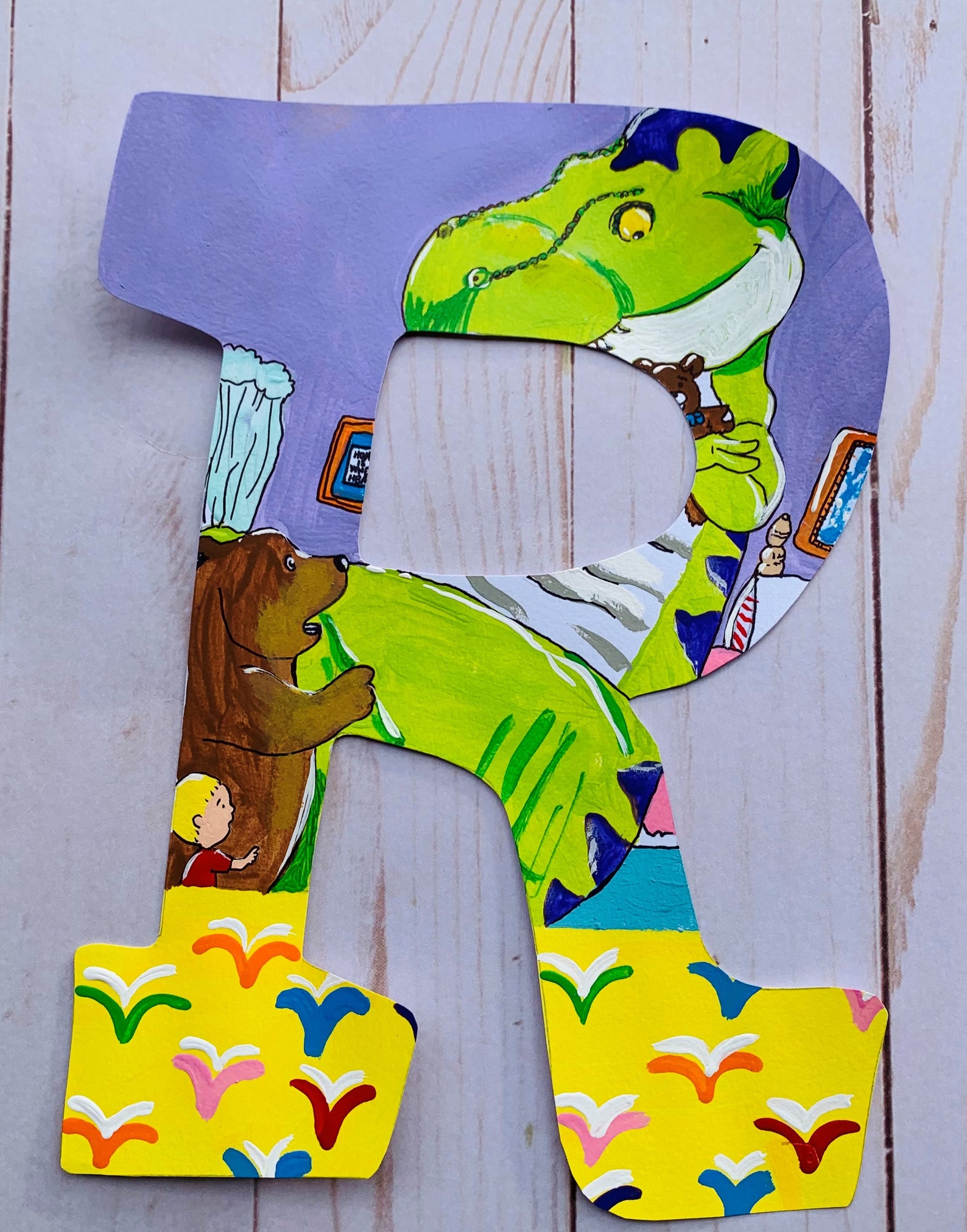Storybook Laminated READ Letters Set of 4 - Etsy