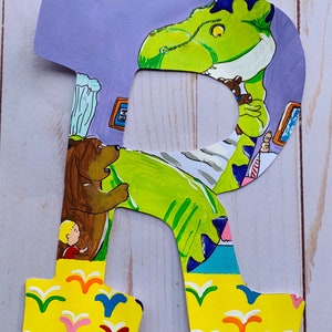Storybook Laminated READ Letters -- Set of 4 - Etsy