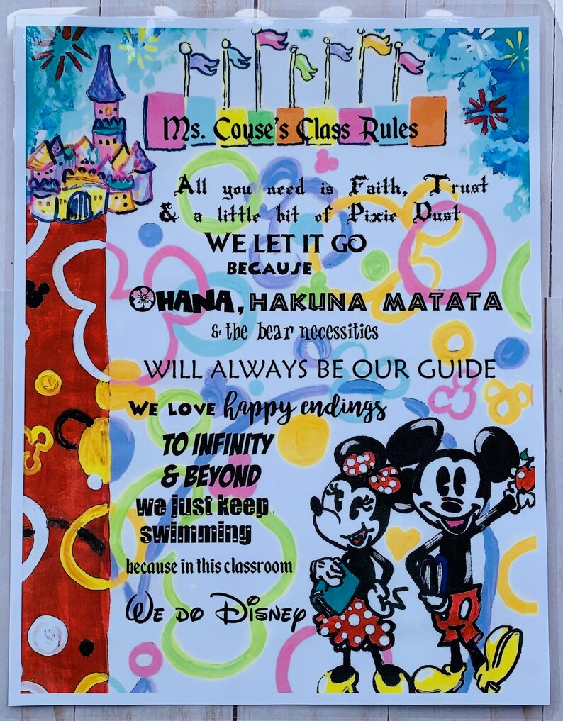 Mickey's World Classroom Combo DIGITAL DOWNLOAD - Etsy