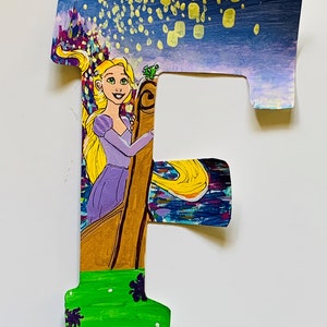 Character Letters Custom Hand Painted Wooden Letters Price per Letter ...