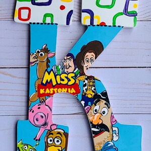 Custom Character Hand Painted Wall Letter -- Price per Letter - Etsy