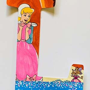 Character Letters Custom Hand Painted Wooden Letters Price per Letter ...
