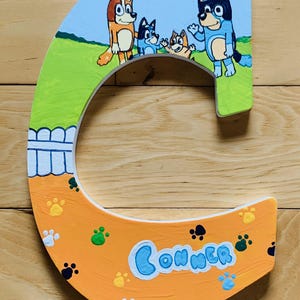 Custom Character Hand Painted Wall Letter -- Price per Letter - Etsy