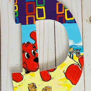 Character Letters Custom Hand Painted Wooden Wall Letters Price per ...