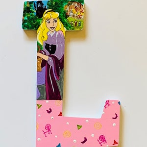 Character Letters Custom Hand Painted Wooden Letters Price per Letter ...