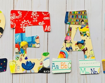 READ Laminated Wall Letters Set of 4 - Etsy