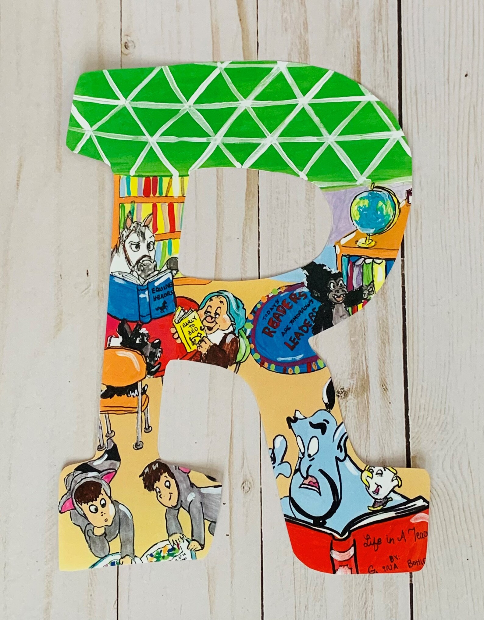 Sidekicks READ Laminated Letters Set of 4 | Etsy