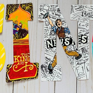 Broadway Hits SING Laminated Wall Letters Set of 4 - Etsy