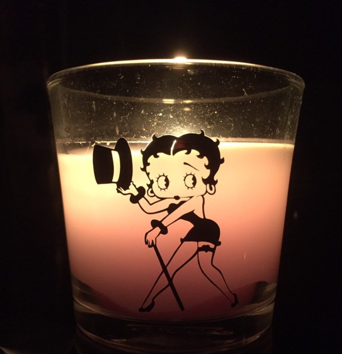Betty Boop Top Hat and Cane Candle. Birthday. Friendship. | Etsy UK