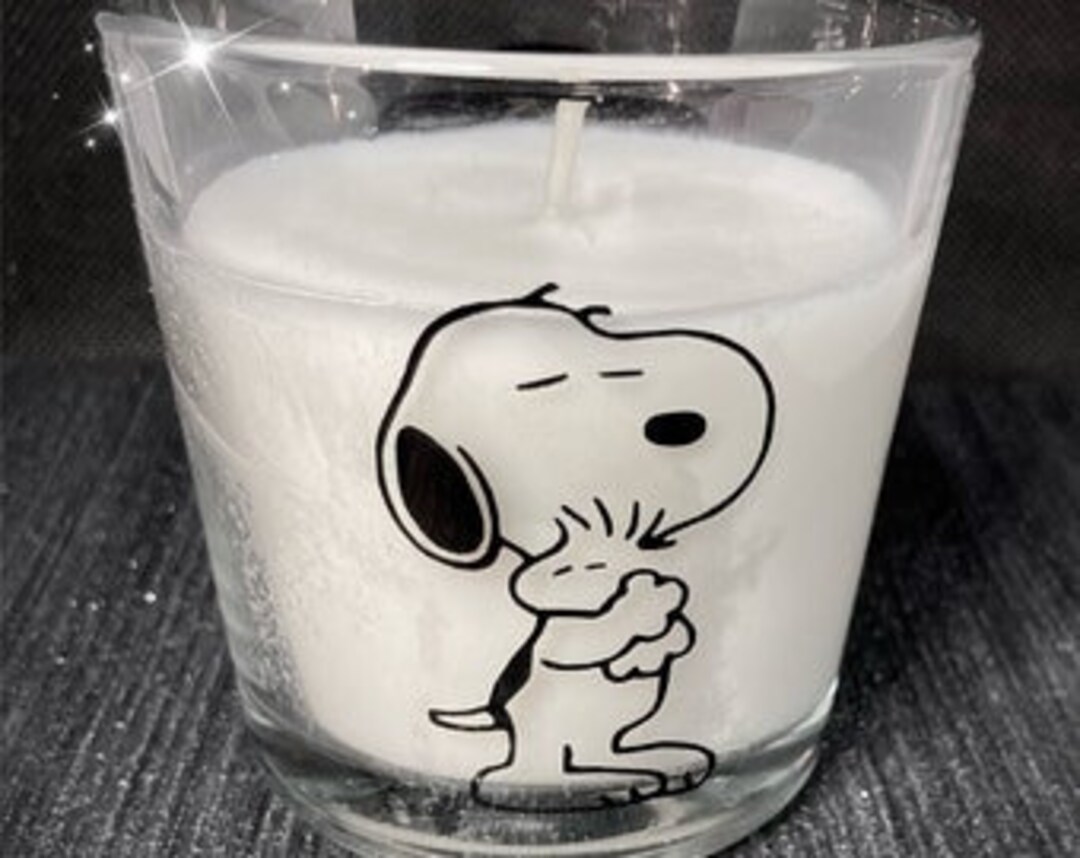 Snoopy Retro Style Scented Candle. Valentines Day, Wedding, Birthday ...