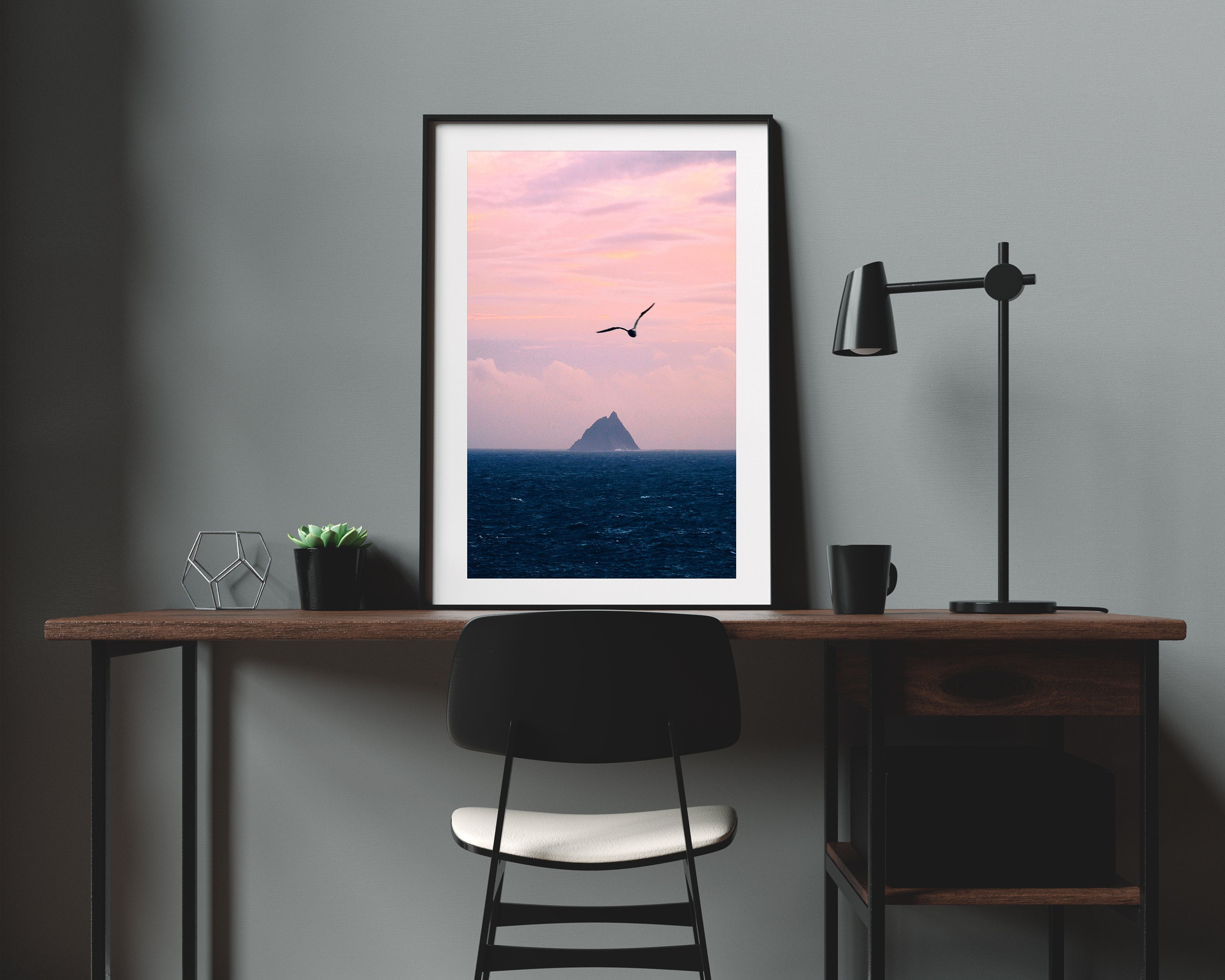 Skellig Island Sunset Photo Print: Kerry Ireland Landscape Wall Art - Etsy