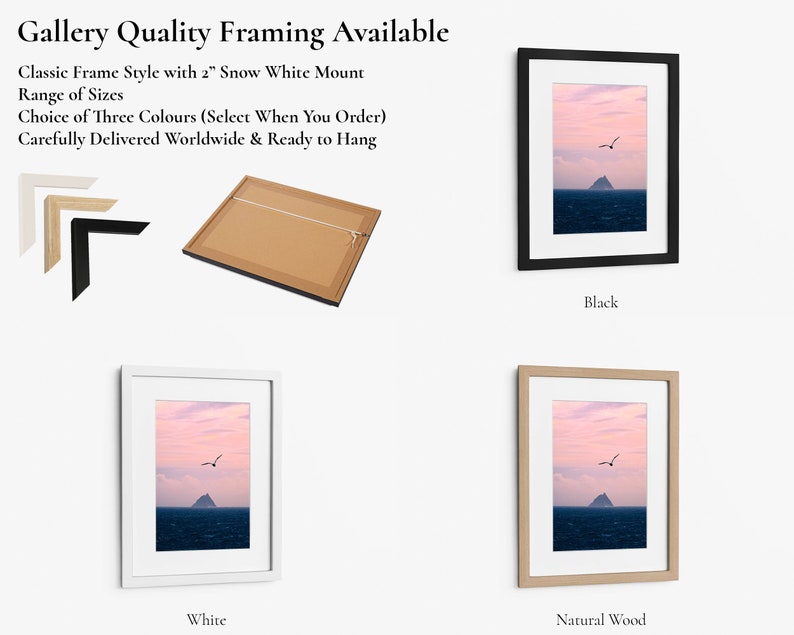 Skellig Island Sunset Photo Print: Kerry Ireland Landscape Wall Art - Etsy