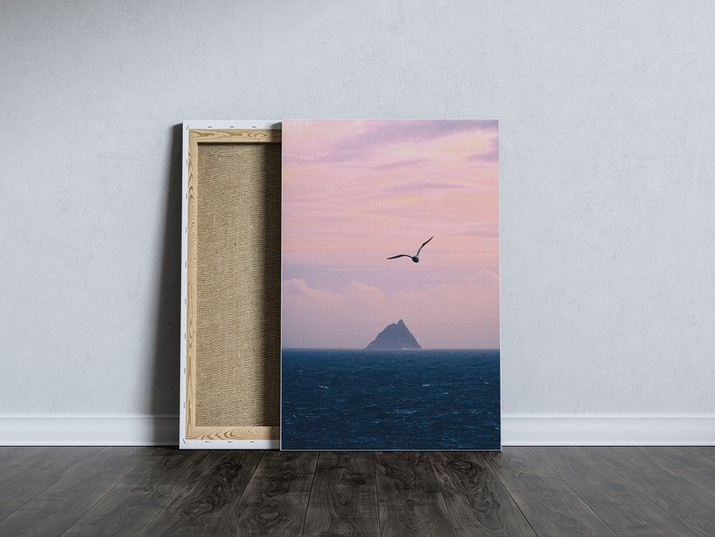 Skellig Island Sunset Photo Print: Kerry Ireland Landscape Wall Art - Etsy