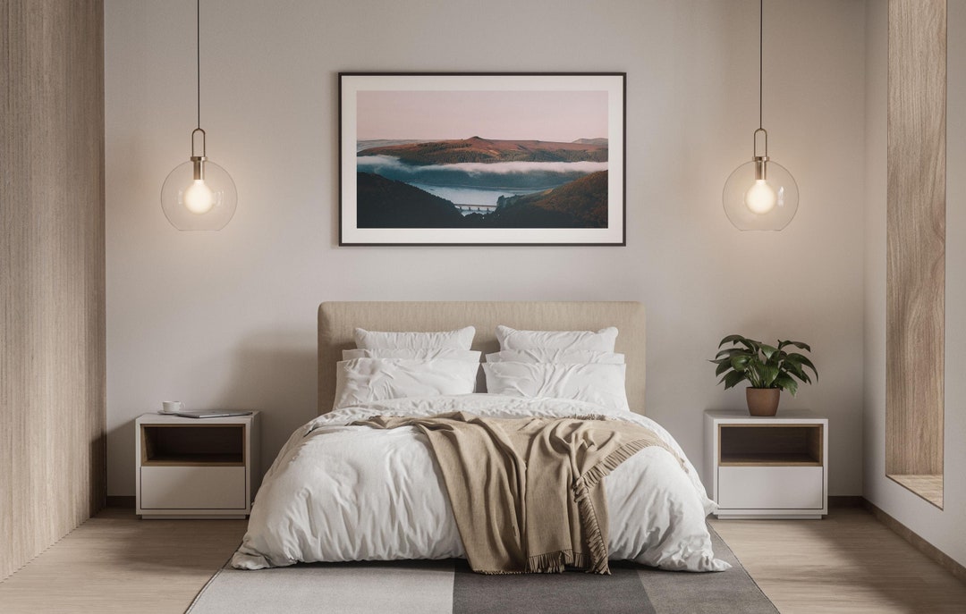 Win Hill Peak District Print Wall Art, Framed or Canvas - Original ...