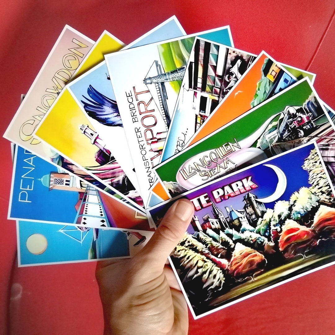 10 X Welsh Postcards - Pick Any Combination of the Postcards in the ...