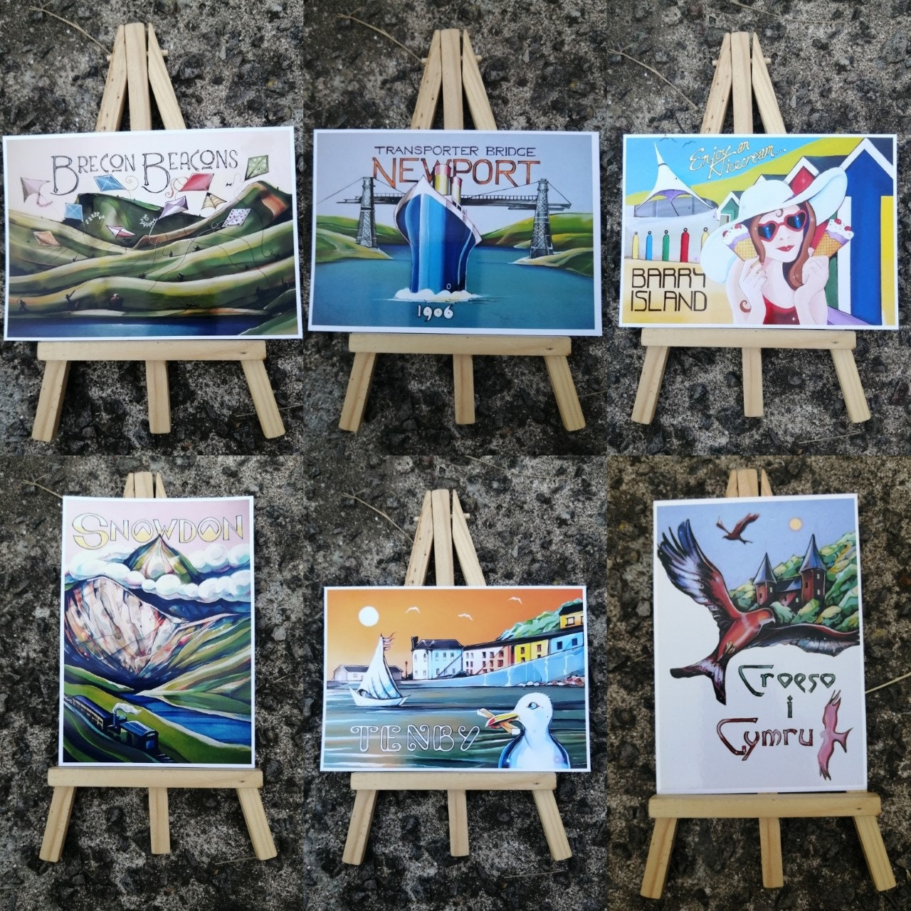 10 X Welsh Postcards Pick Any Combination of the Postcards - Etsy