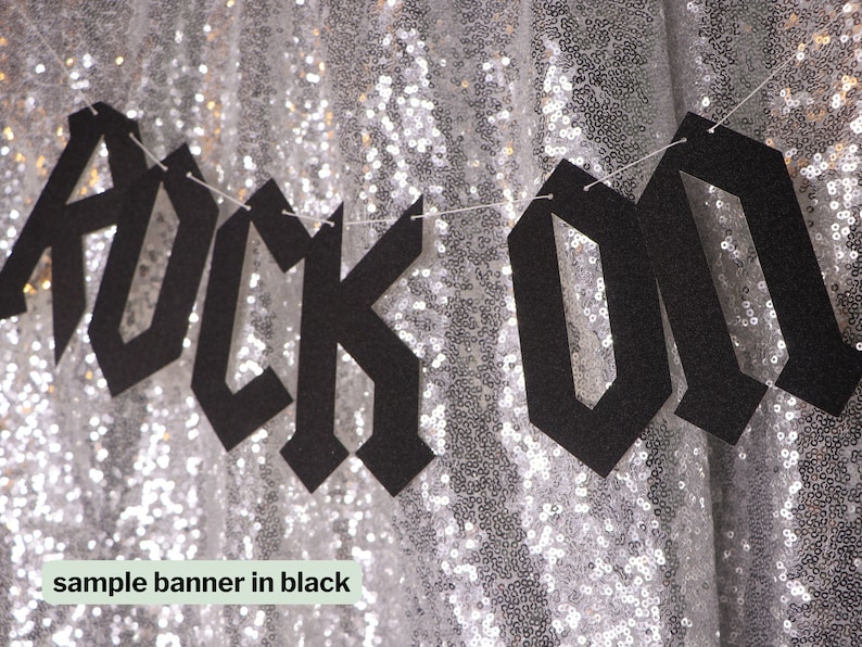 HE PUT A Rock on It Banner for Emo Punk Rock Alternative - Etsy