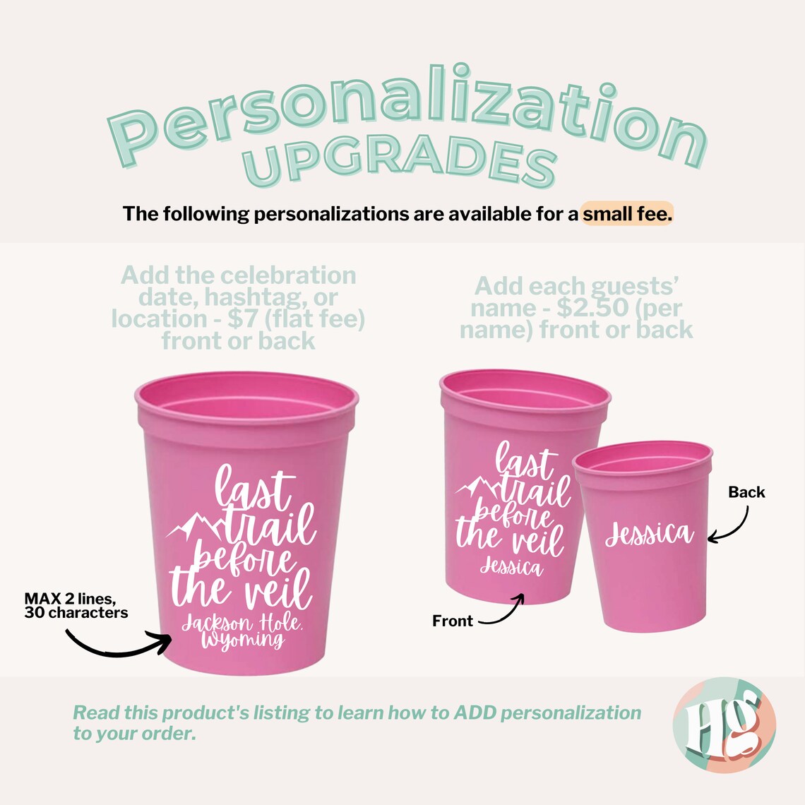 LAST LUAU CUP for Tropical Beach Bachelorette Party | Hawaiian Luau ...