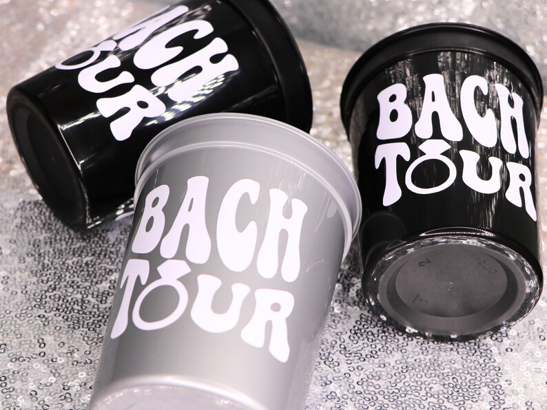 BACH TOUR Cups Emo Punk Rock Alternative Rockstar Bachelorette Party ...