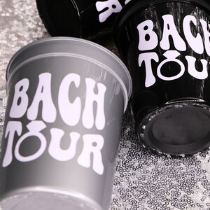 BACH TOUR Cups Emo Punk Rock Alternative Rockstar Bachelorette Party ...