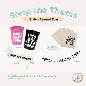 ROCK SHOW Cups Emo Punk Rock Alternative Rockstar Bachelorette Party ...