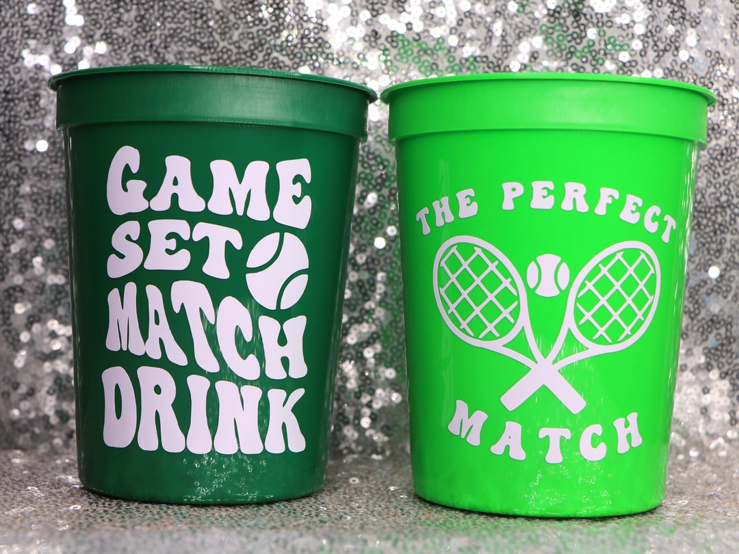 PERFECT MATCH Cups for Last Swing Bachelorette Party | Game Set Match ...