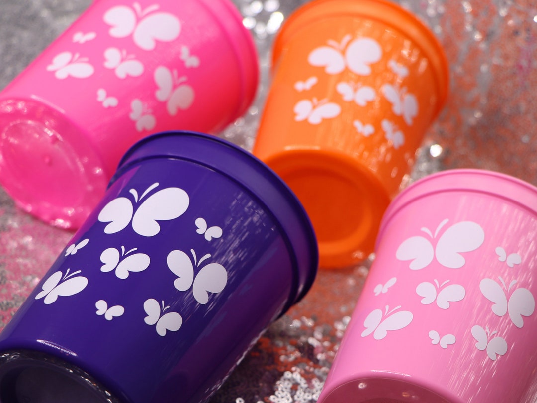 BUTTERFLY CUPS for Girly Spring Bachelorette Party | 90s Bachelorette ...