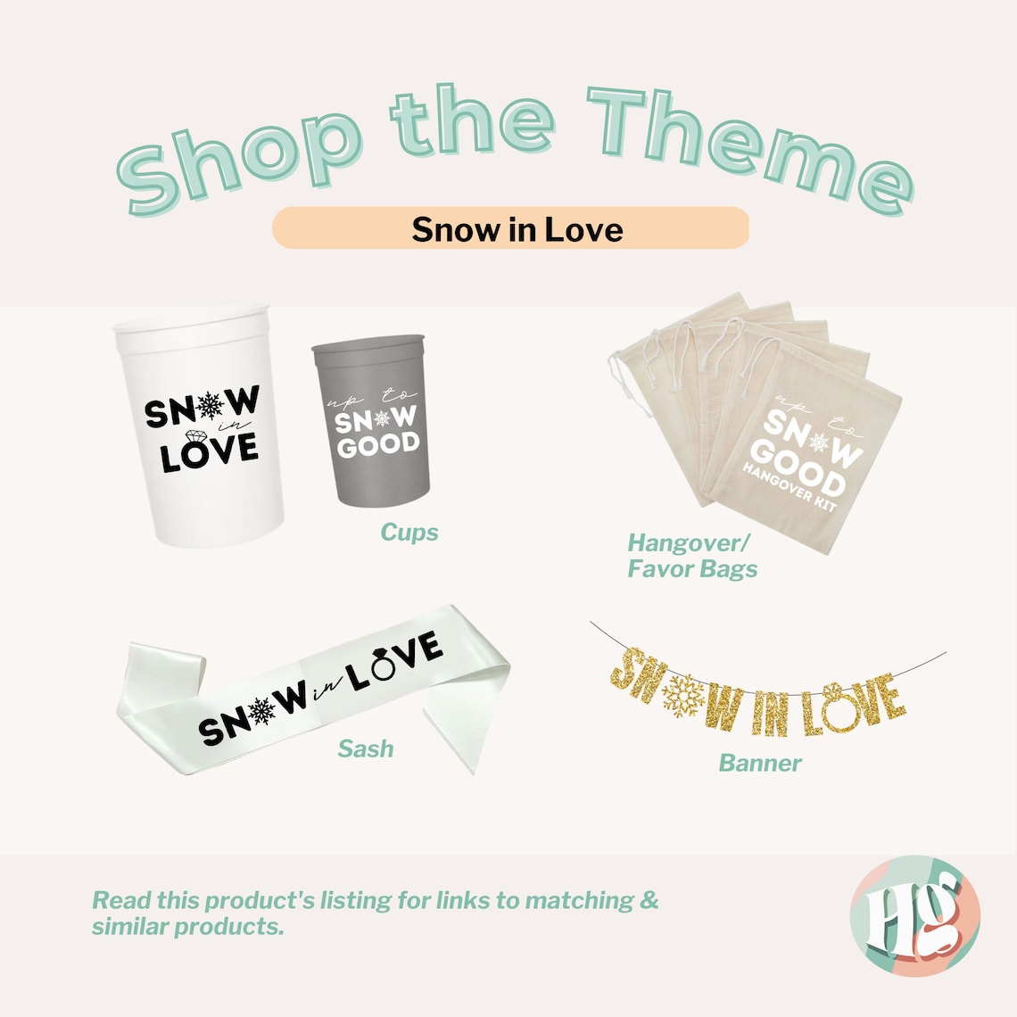 SNOW IN LOVE Cup for Winter Mountains Bachelorette Flannel - Etsy