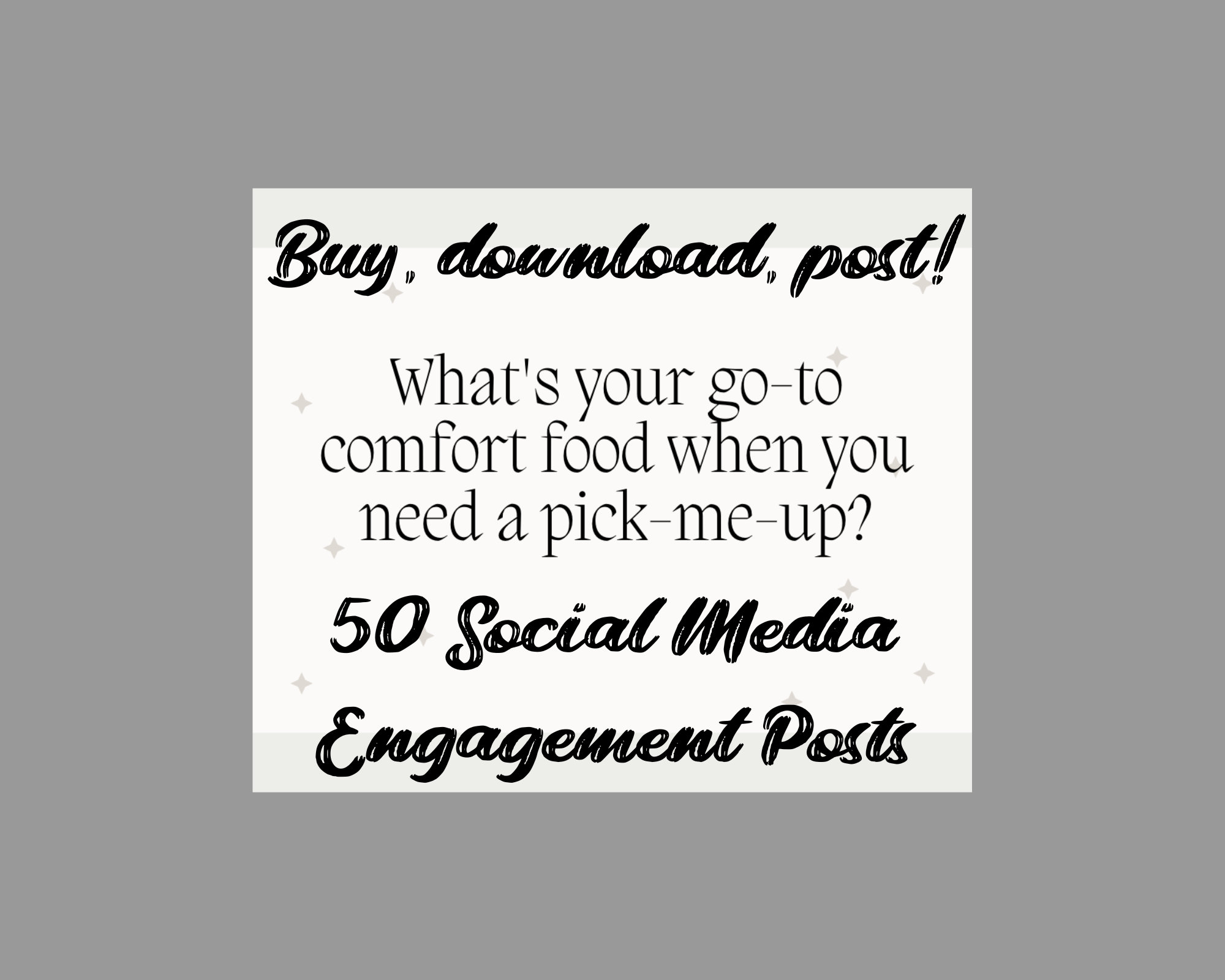 50 Social Media Engagement Posts for Groups, Pages, Etc! - Etsy