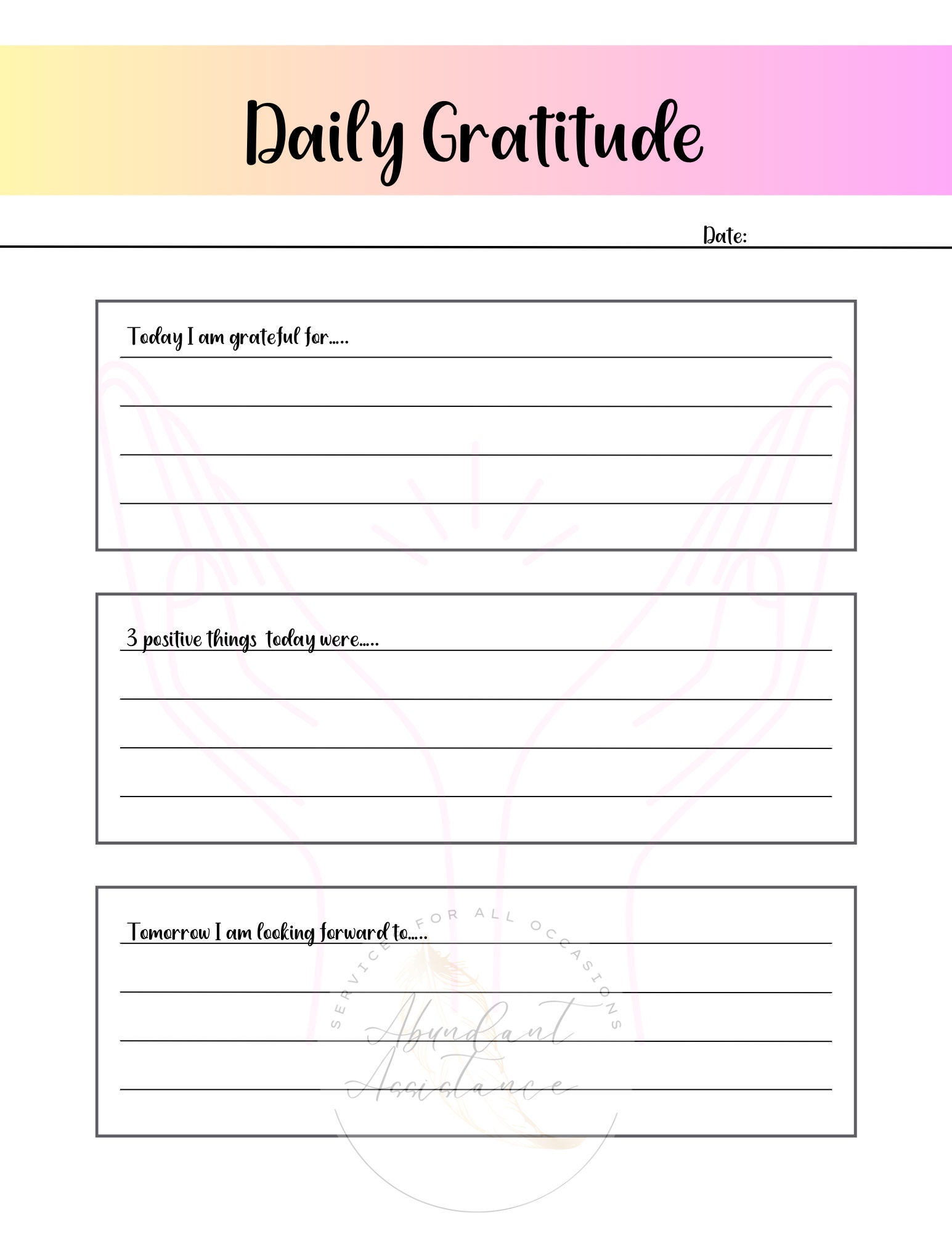 Wellness Planner - Printable - Etsy