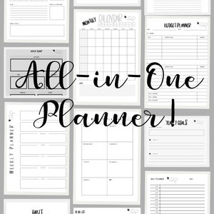 Ladybug All-in-one Planner - Printable - Etsy