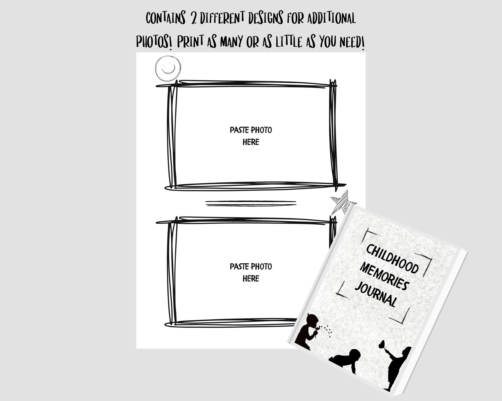 Childhood Memories Journal Printable Digital - Etsy