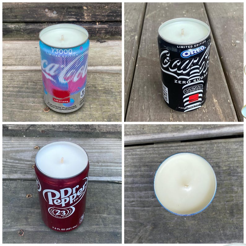 Dr Pepper, Coca Cola Oreo & Y3000 Can Soda Candles Made to Order Any ...