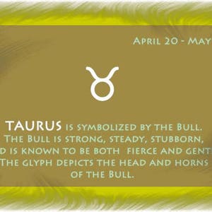 Taurus Candle, Zodiac Glyph Etched Glass, Choose Scent & Color, 12oz ...
