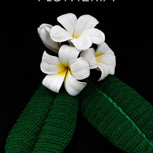 Crochet Plumeria Pattern Crochet Flower Pattern for - Etsy UK