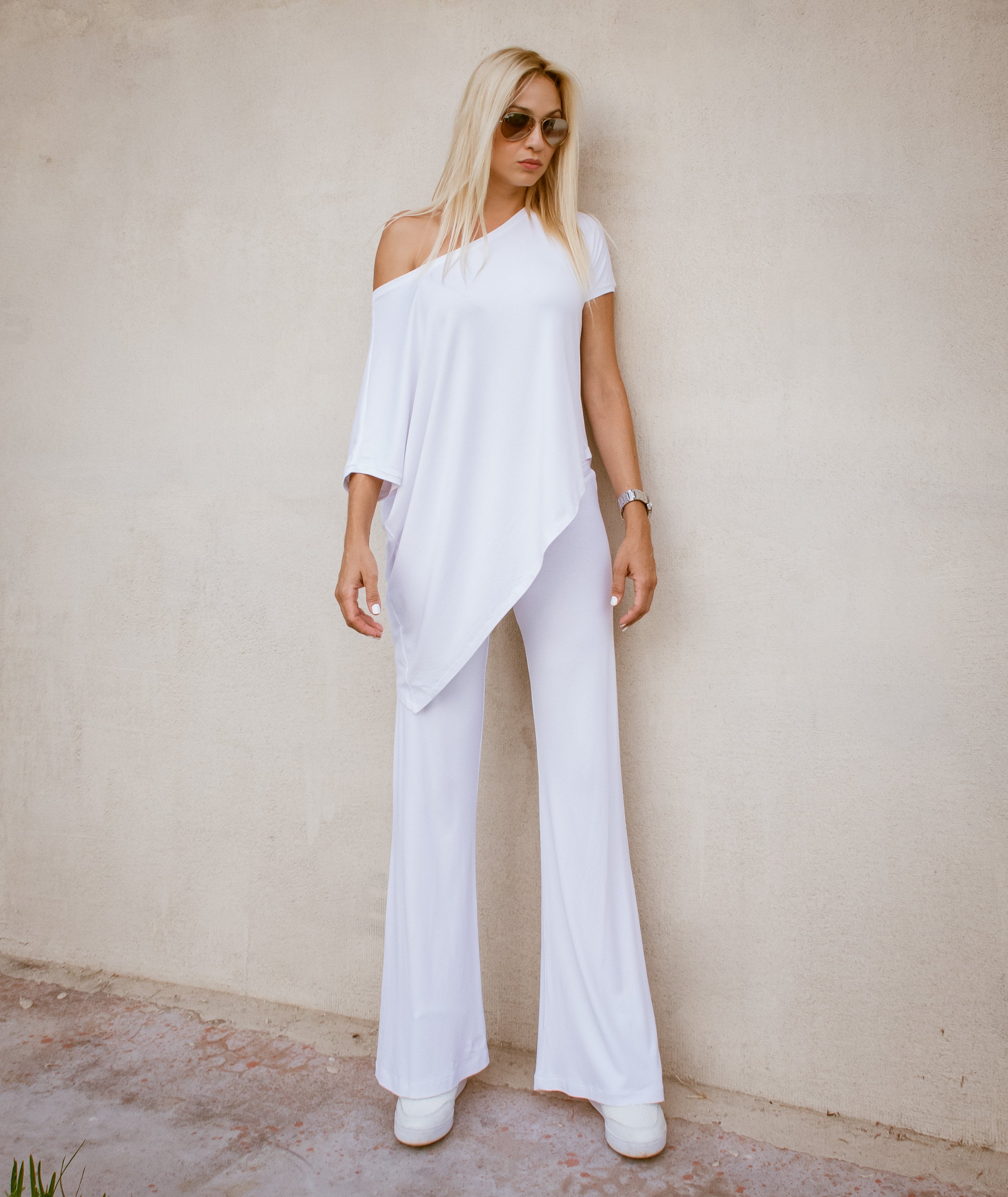 NEW Women Outfit / White Outfit / Women Set / White Pants / | Etsy